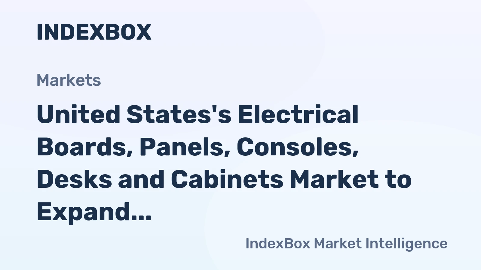 United States's Electrical Boards, Panels, Consoles, Desks and Cabinets Market to Expand at a CAGR of +0.1% from 2024 to 2035, Reaching $11.4B in Value by 2035