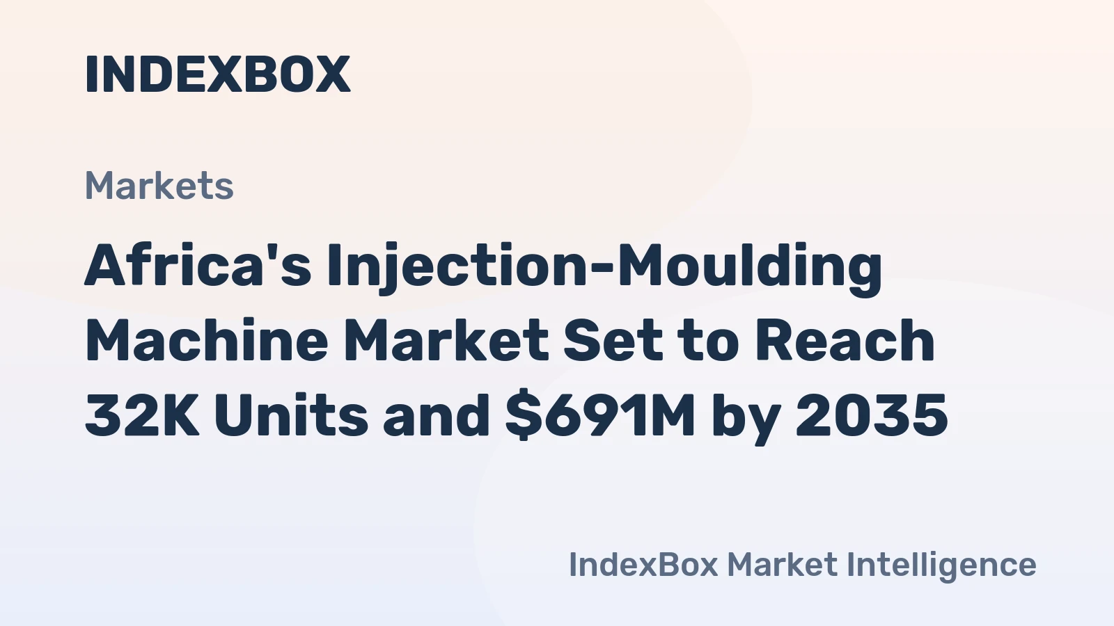 Africa's Injection-Moulding Machine Market Set to Reach 32K Units and $691M by 2035
