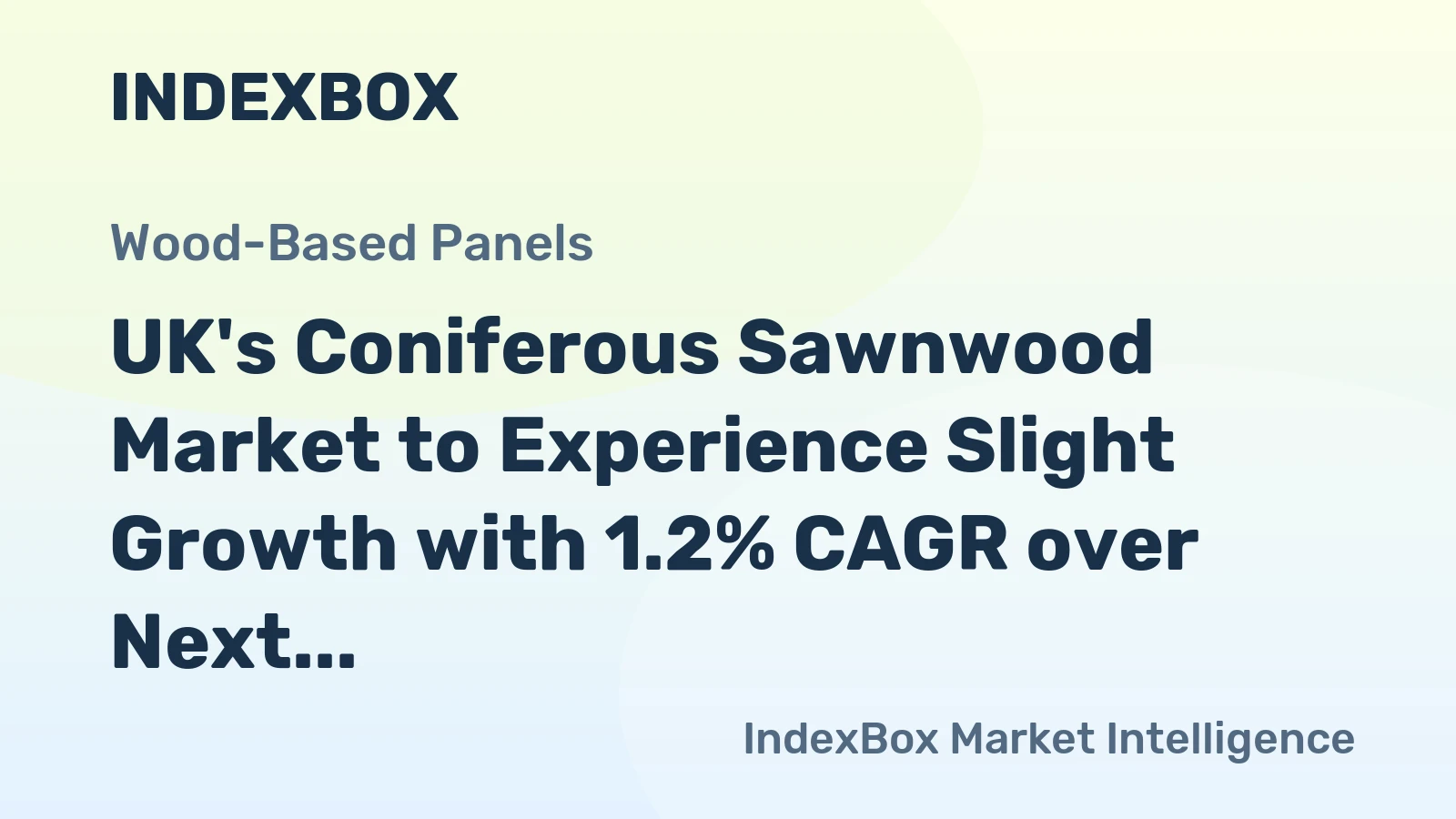 UK's Coniferous Sawnwood Market to Experience Slight Growth with 1.2% CAGR over Next Decade
