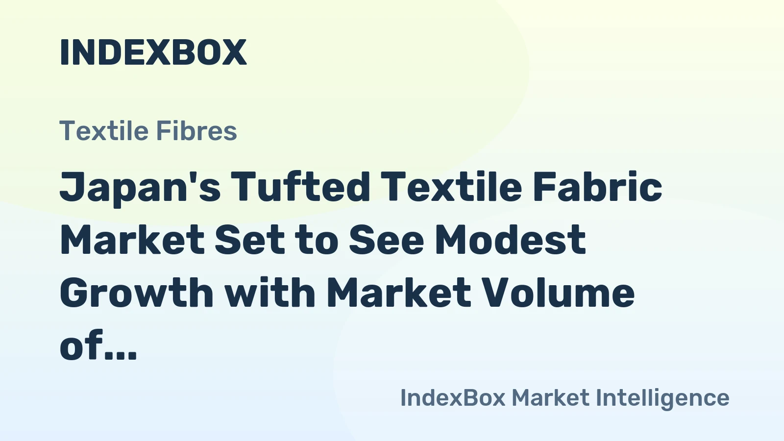Japan's Tufted Textile Fabric Market Set to See Modest Growth with Market Volume of 371K Square Meters and Market Value of $1.2M by 2035