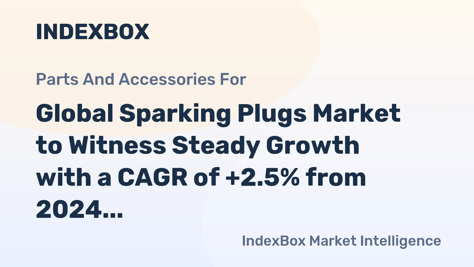 Global Sparking Plugs Market to Witness Steady Growth with a CAGR of +2.5% from 2024 to 2035