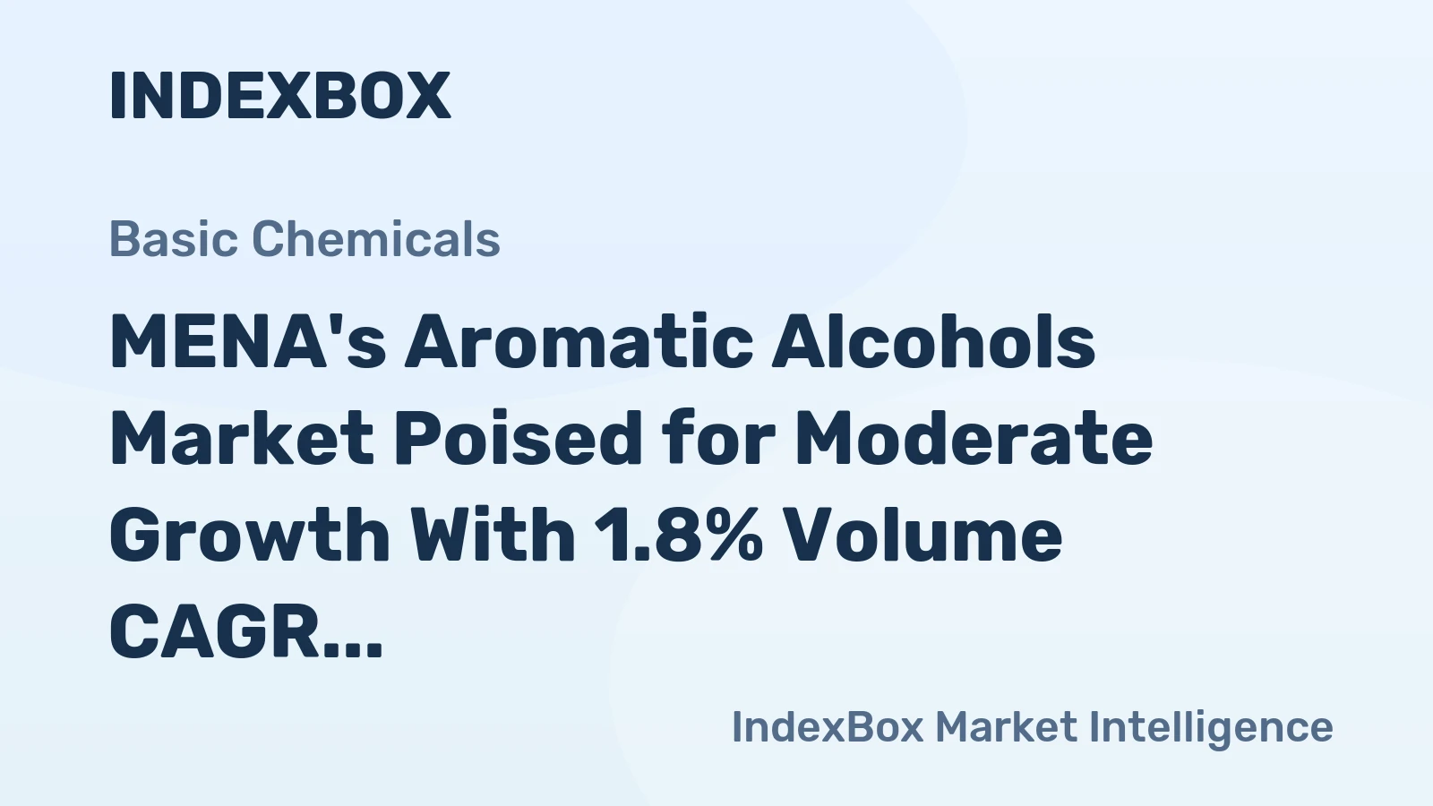 MENA's Aromatic Alcohols Market Poised for Moderate Growth With 1.8% Volume CAGR Through 2035