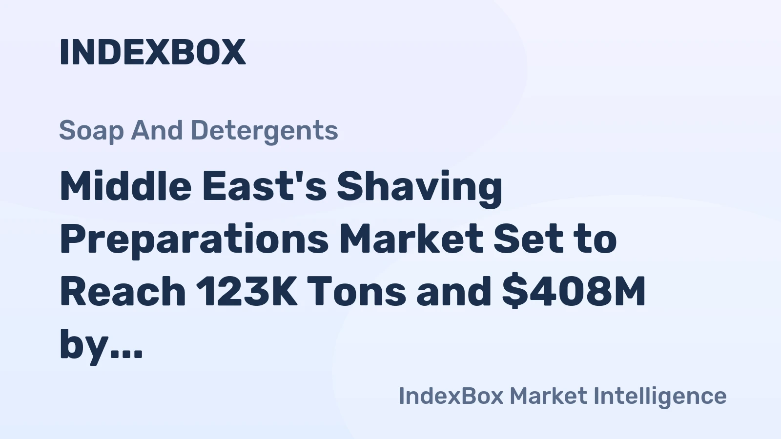 Middle East's Shaving Preparations Market Set to Reach 123K Tons and $408M by 2035