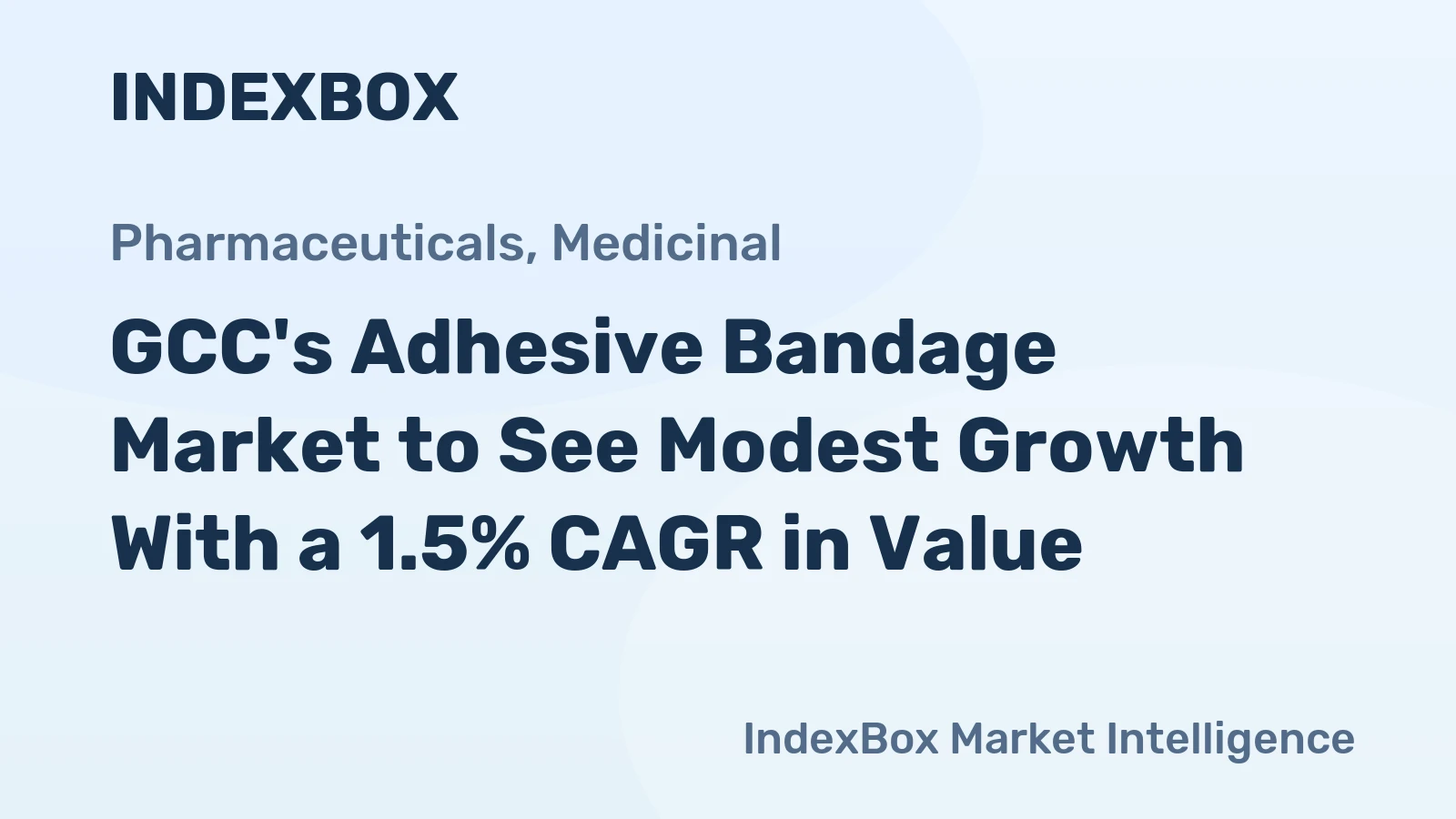 GCC's Adhesive Bandage Market to See Modest Growth With a 1.5% CAGR in Value