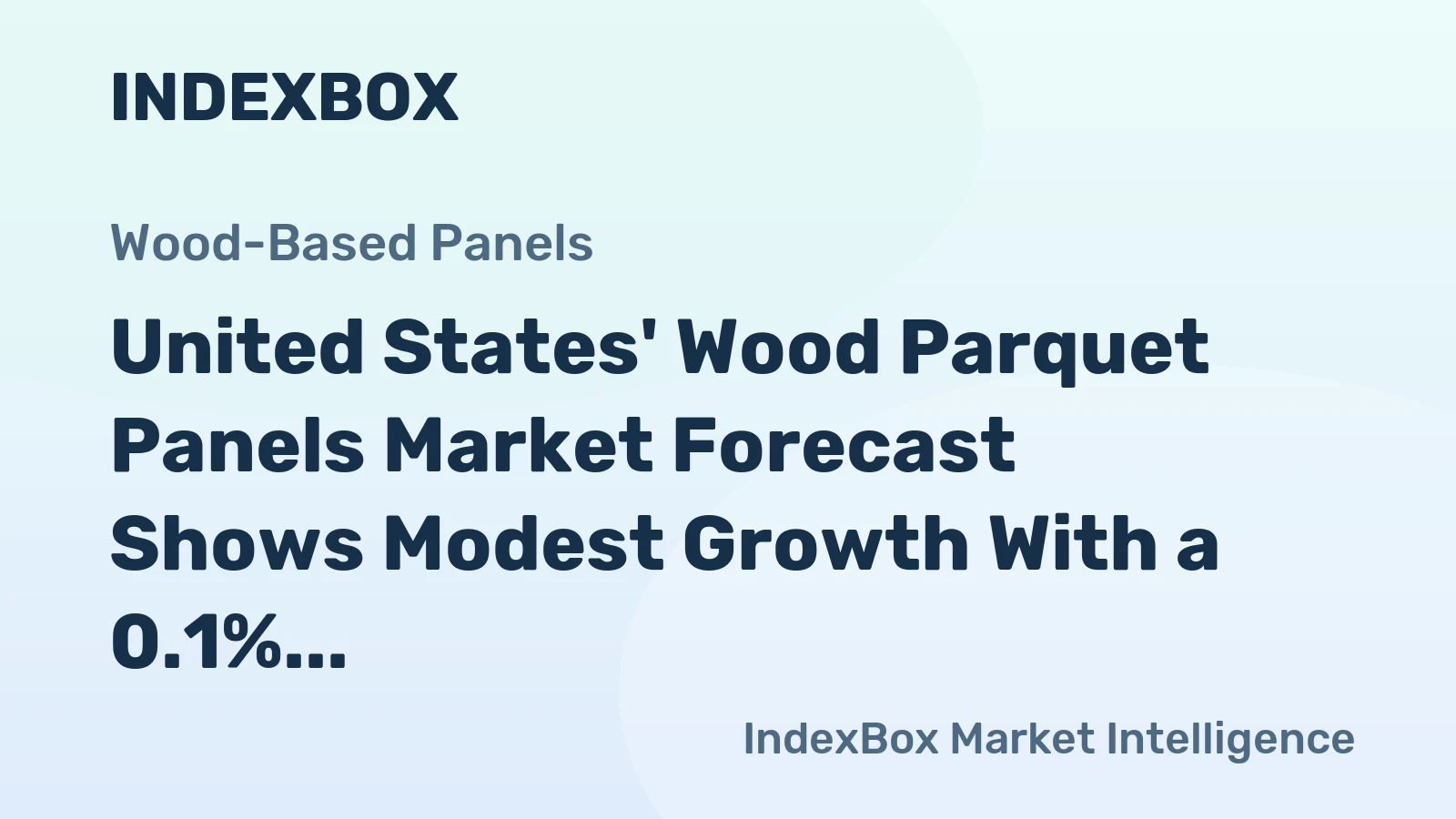 United States' Wood Parquet Panels Market Forecast Shows Modest Growth With a 0.1% Volume CAGR Through 2035