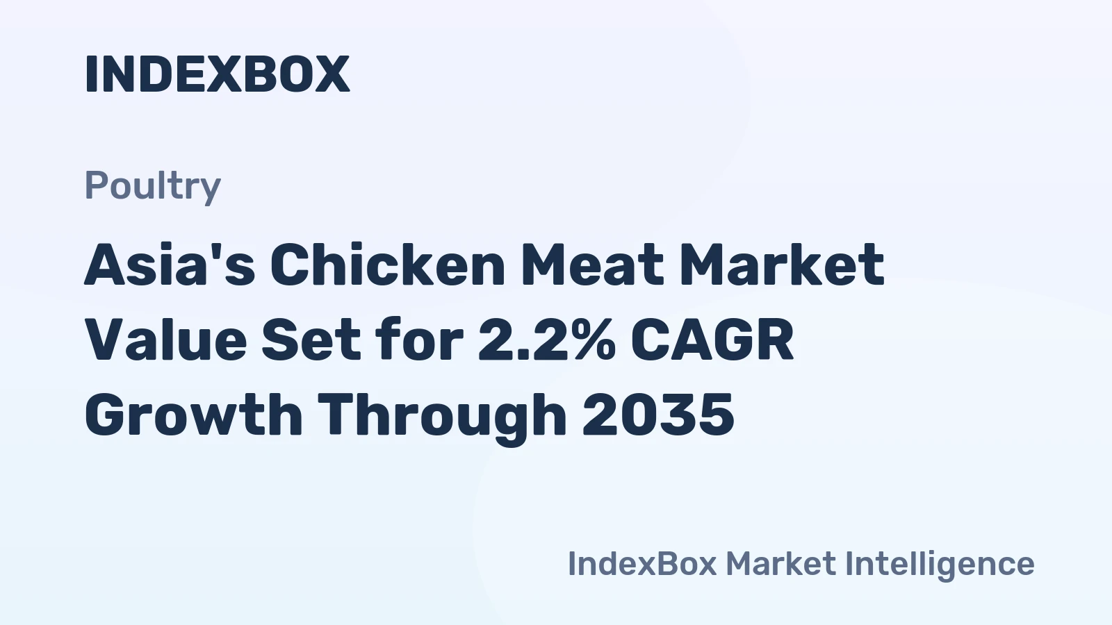 Asia's Chicken Meat Market Value Set for 2.2% CAGR Growth Through 2035