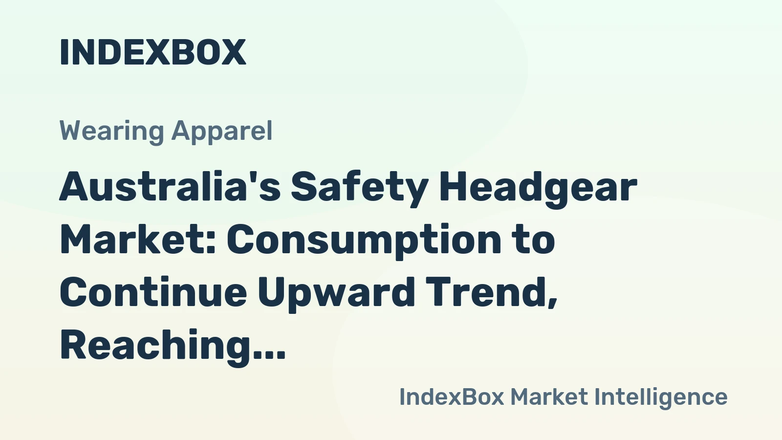 Australia's Safety Headgear Market: Consumption to Continue Upward Trend, Reaching 4M Units and $95M Value by 2035