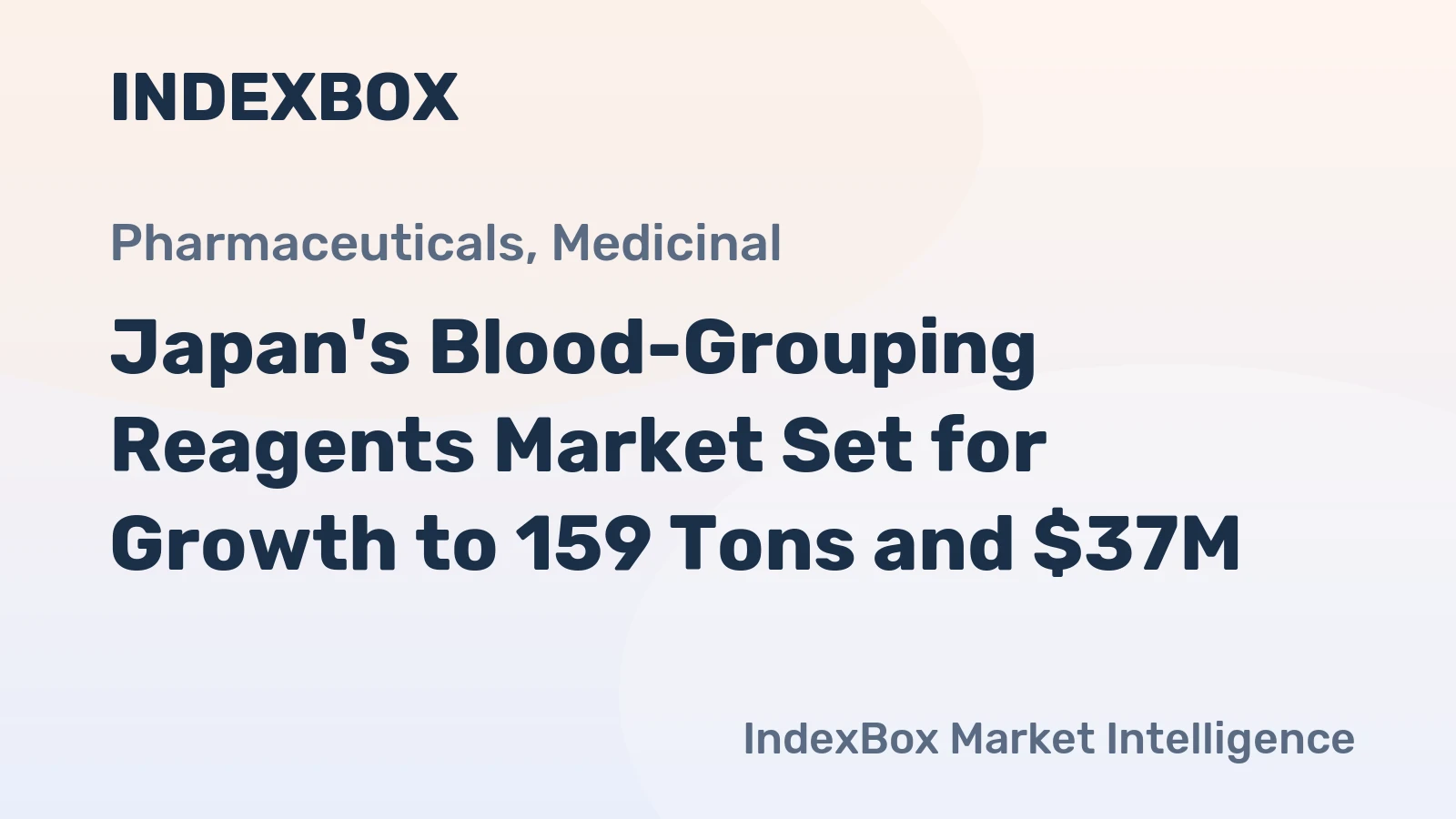 Japan's Blood-Grouping Reagents Market Set for Growth to 159 Tons and $37M