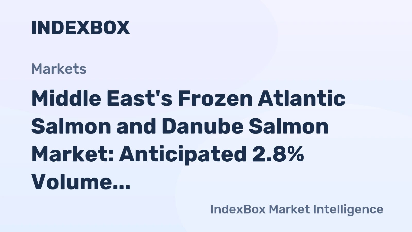 Middle East's Frozen Atlantic Salmon and Danube Salmon Market: Anticipated 2.8% Volume Growth to 5.2K Tons and 4.2% Value Increase to $49M by 2035