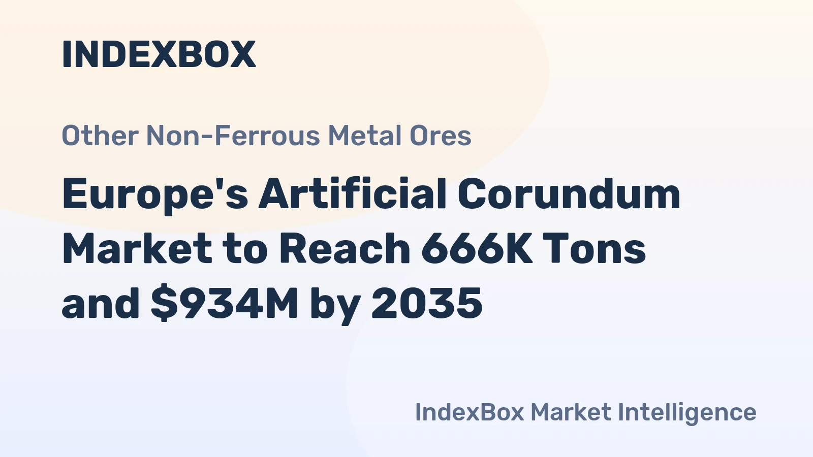 Europe's Artificial Corundum Market to Reach 666K Tons and $934M by 2035