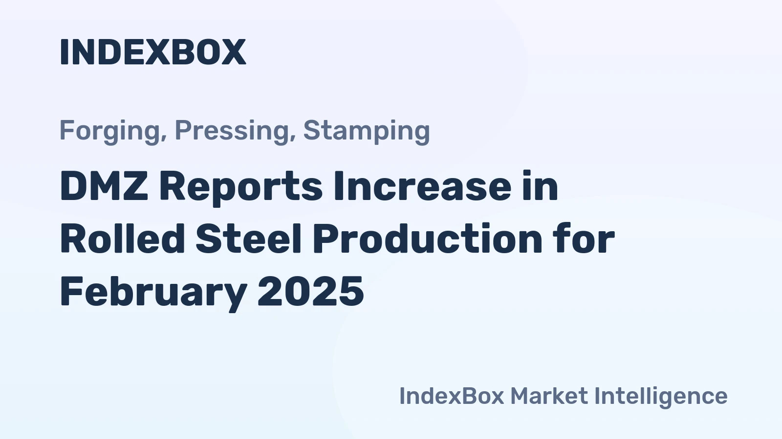 DMZ Reports Increase in Rolled Steel Production for February 2025
