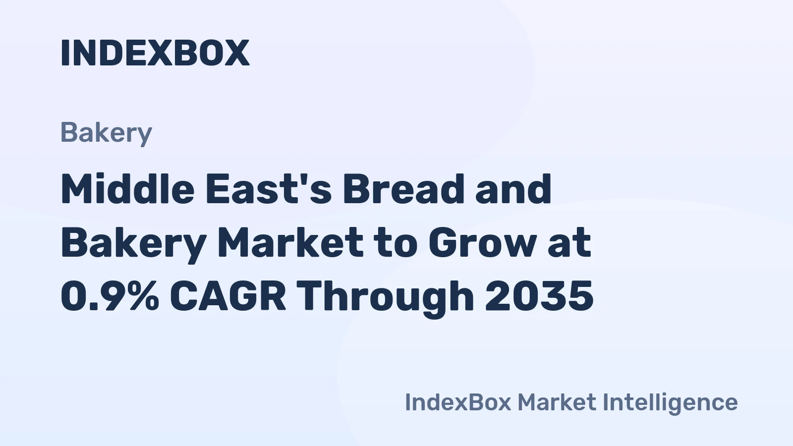 Middle East's Bread and Bakery Market to Grow at 0.9% CAGR Through 2035