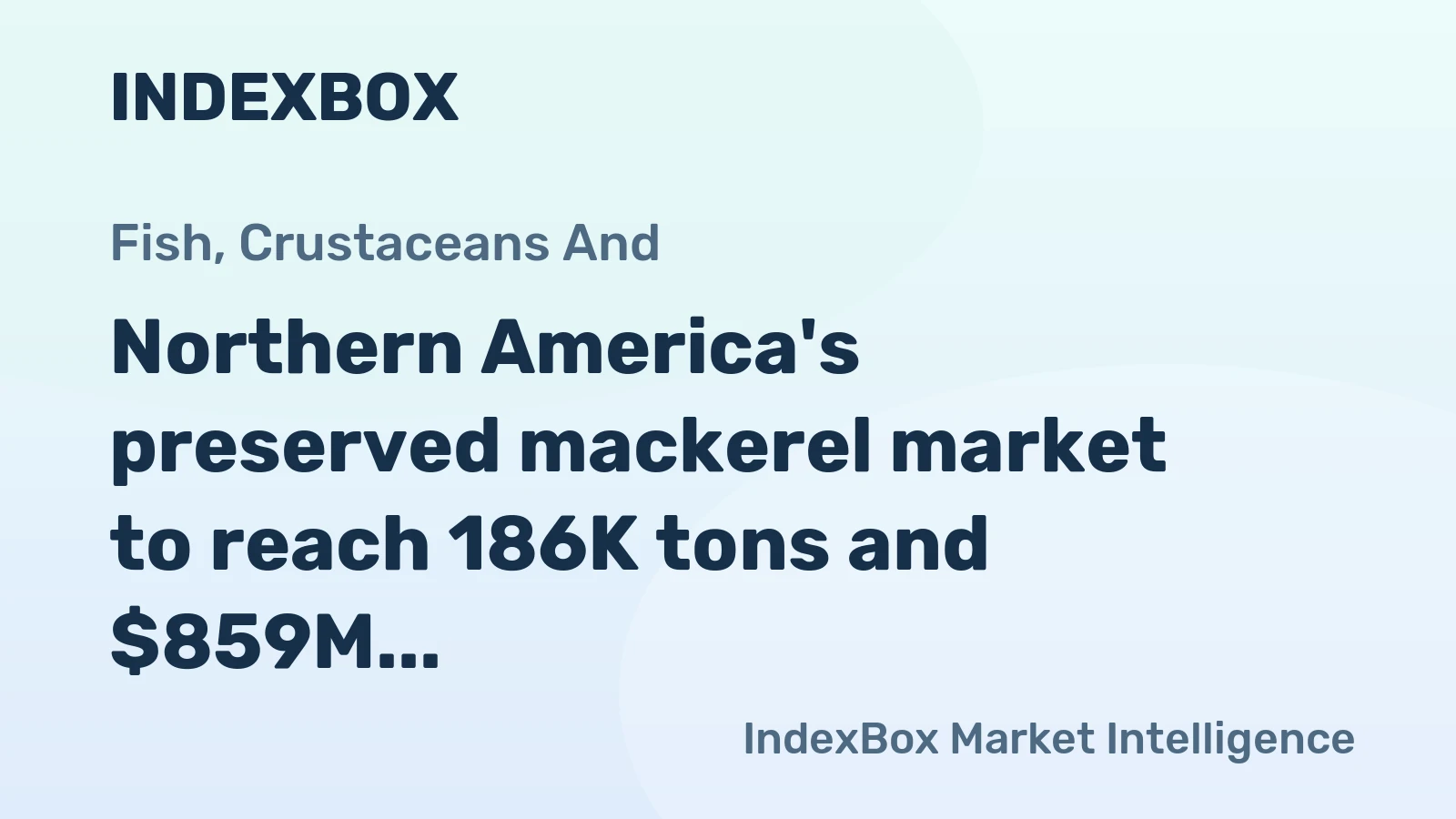 Northern America's preserved mackerel market to reach 186K tons and $859M by 2035, continuing its steady growth in both volume and value.