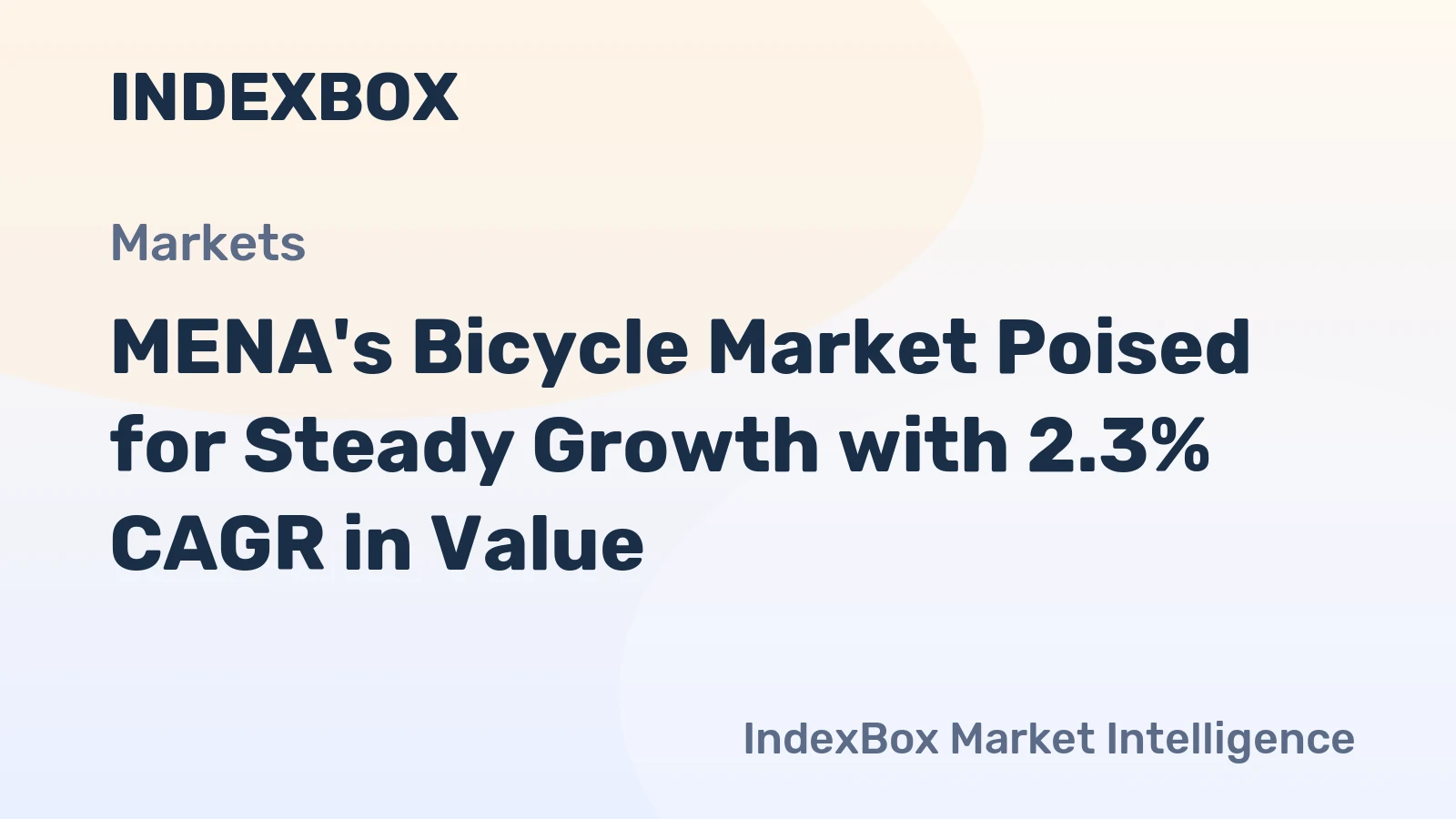 MENA's Bicycle Market Poised for Steady Growth with 2.3% CAGR in Value