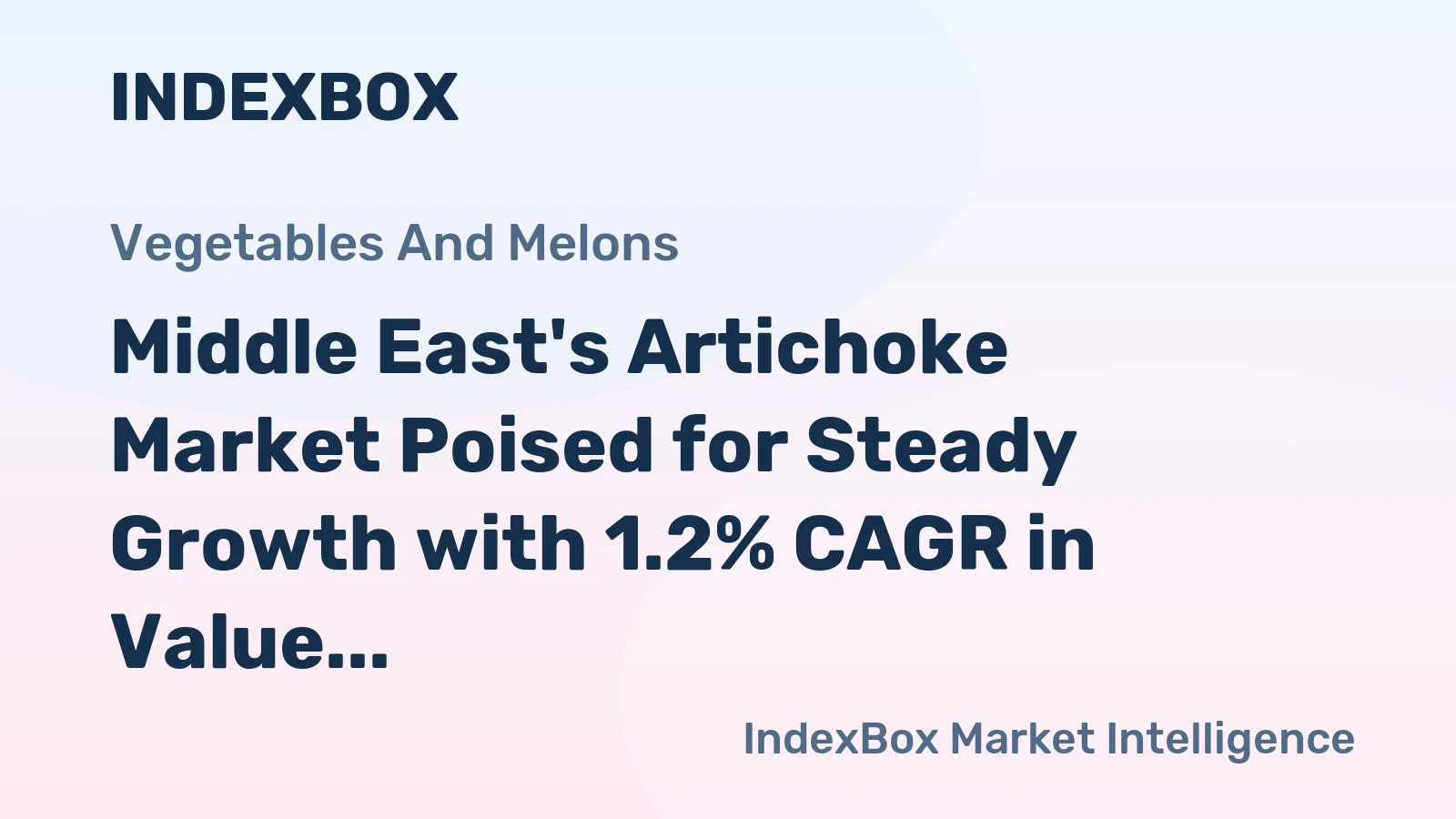Middle East's Artichoke Market Poised for Steady Growth with 1.2% CAGR in Value Through 2035