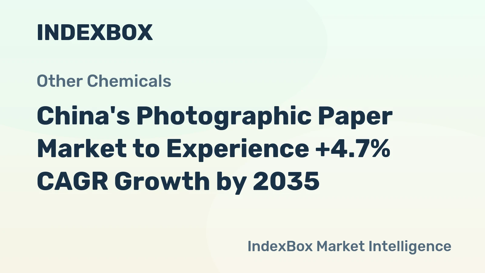 China's Photographic Paper Market to Experience +4.7% CAGR Growth by 2035