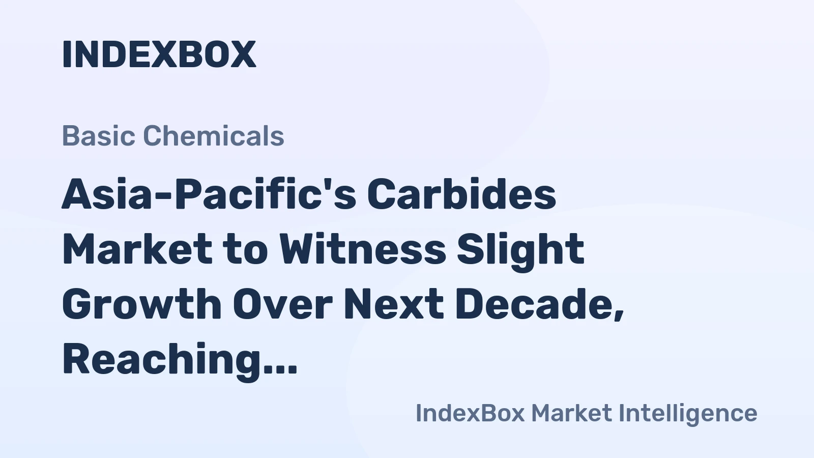 Asia-Pacific's Carbides Market to Witness Slight Growth Over Next Decade, Reaching 4.5M Tons and $8.8B by 2035