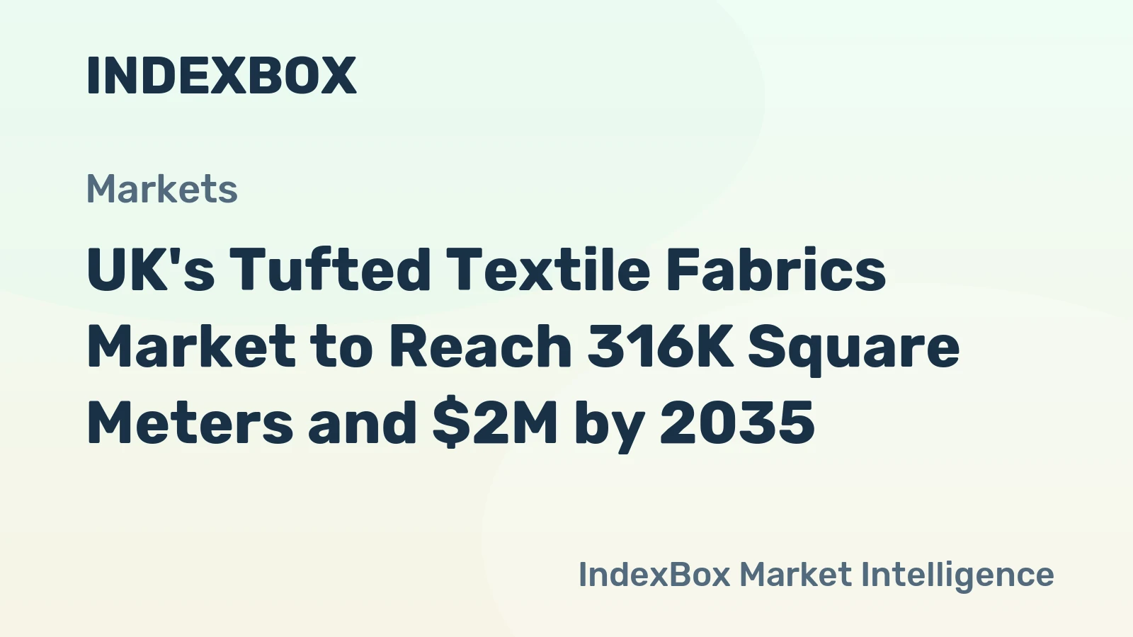 UK's Tufted Textile Fabrics Market to Reach 316K Square Meters and $2M by 2035
