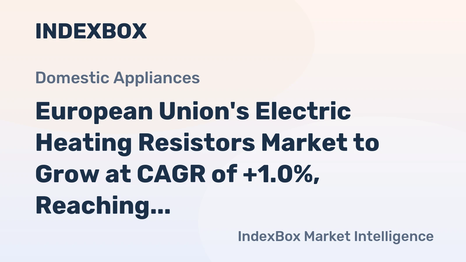 European Union's Electric Heating Resistors Market to Grow at CAGR of +1.0%, Reaching 162M Units by 2035