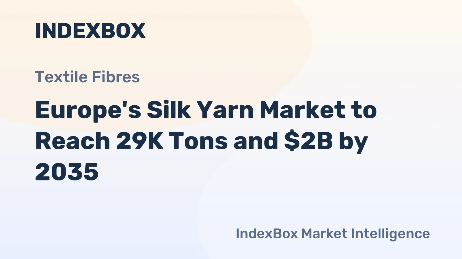 Europe's Silk Yarn Market to Reach 29K Tons and $2B by 2035