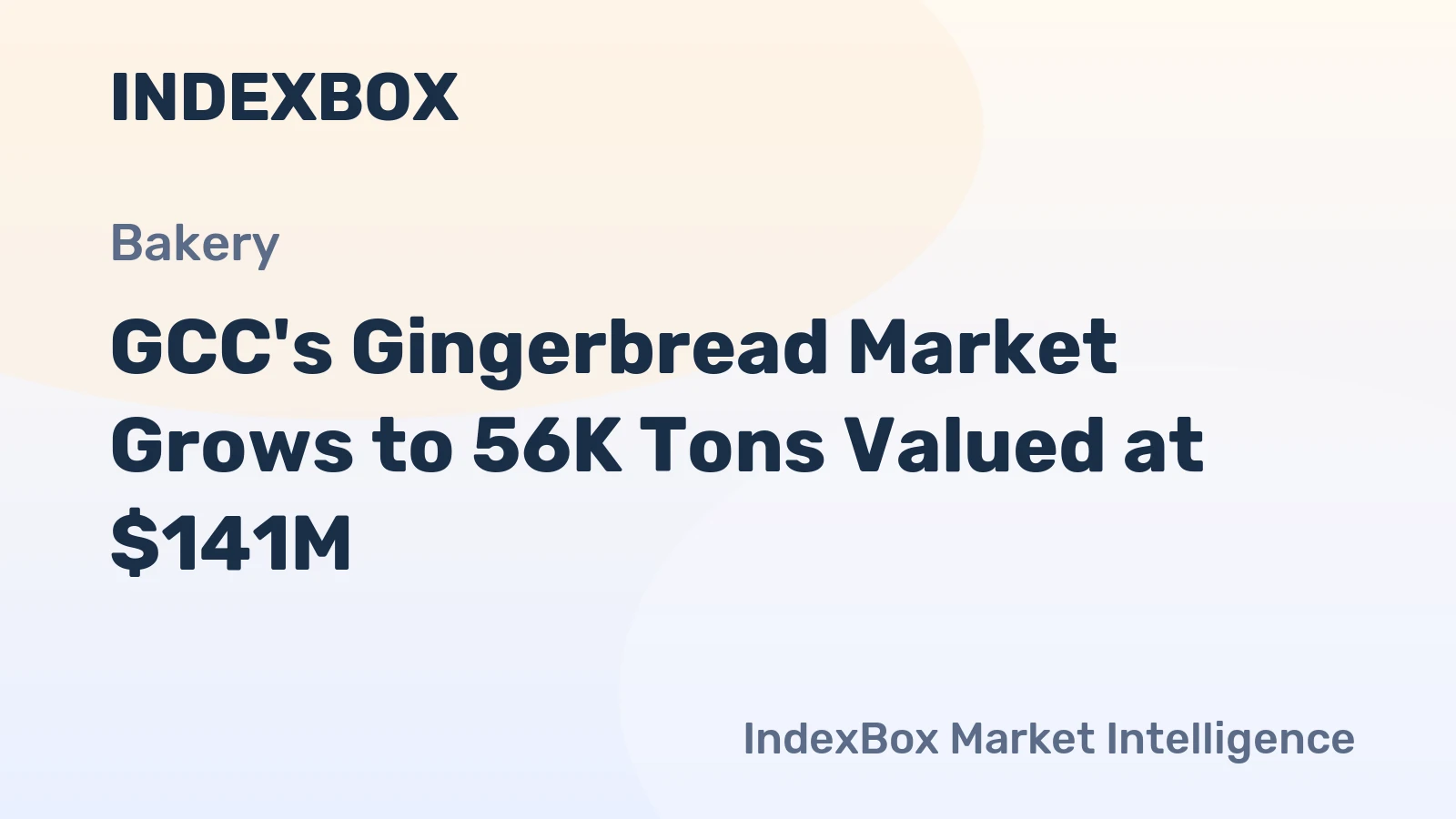 GCC's Gingerbread Market Grows to 56K Tons Valued at $141M