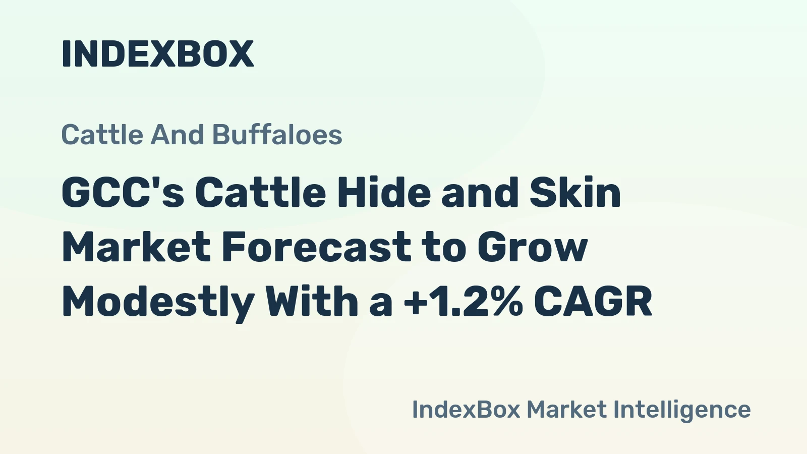 GCC's Cattle Hide and Skin Market Forecast to Grow Modestly With a +1.2% CAGR
