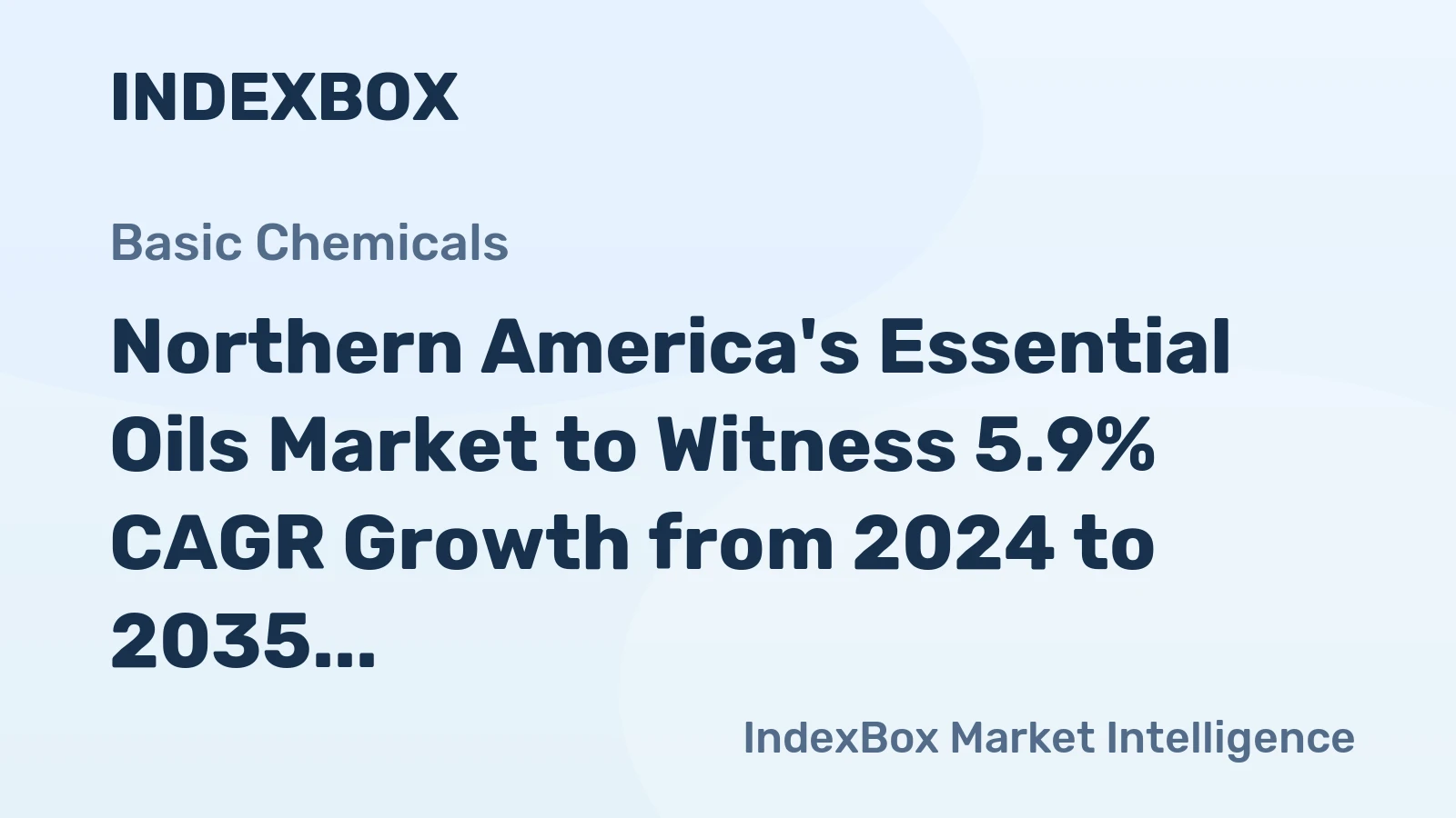 Northern America's Essential Oils Market to Witness 5.9% CAGR Growth from 2024 to 2035, Reaching $1.3B by 2035
