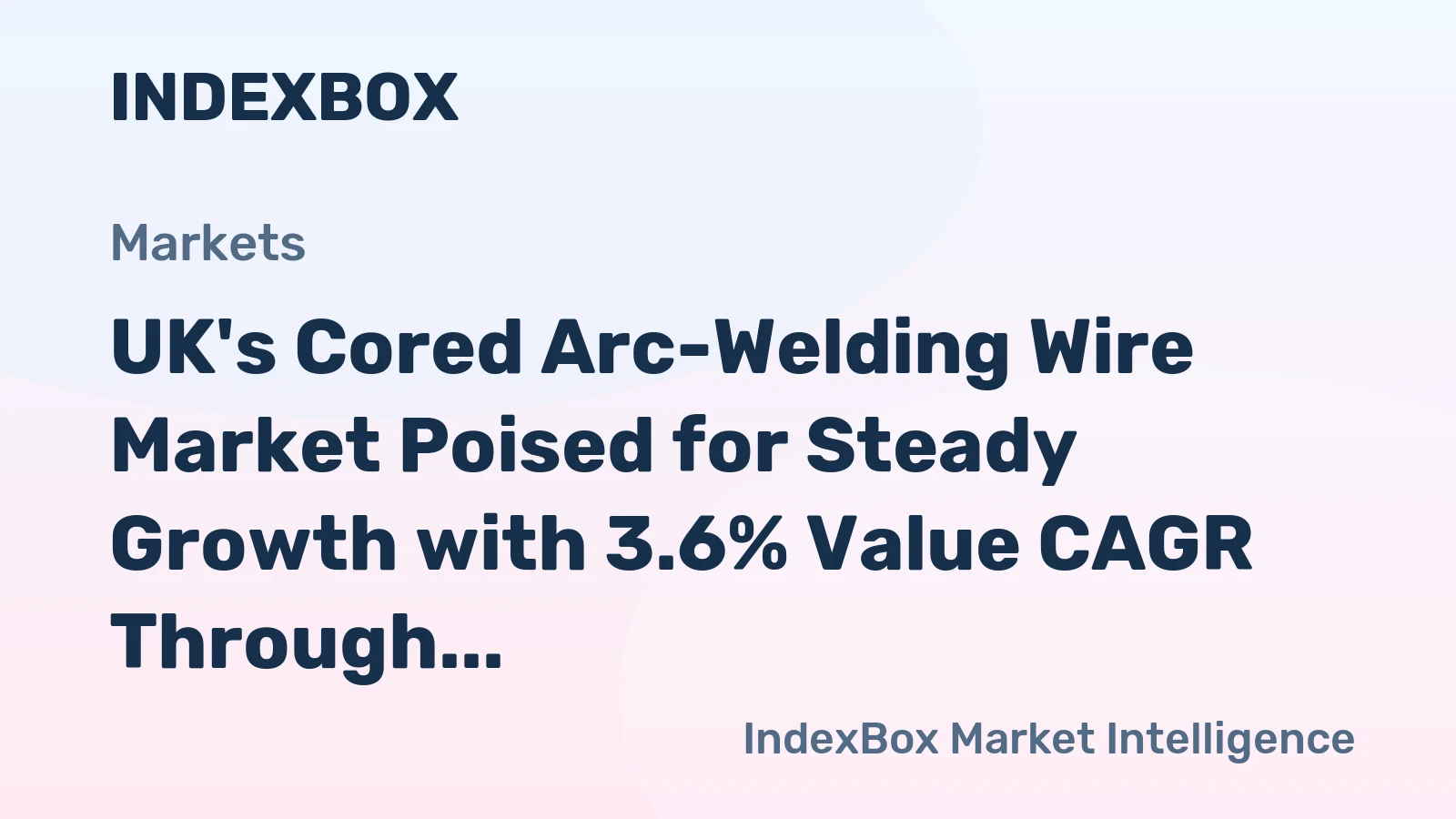 UK's Cored Arc-Welding Wire Market Poised for Steady Growth with 3.6% Value CAGR Through 2035
