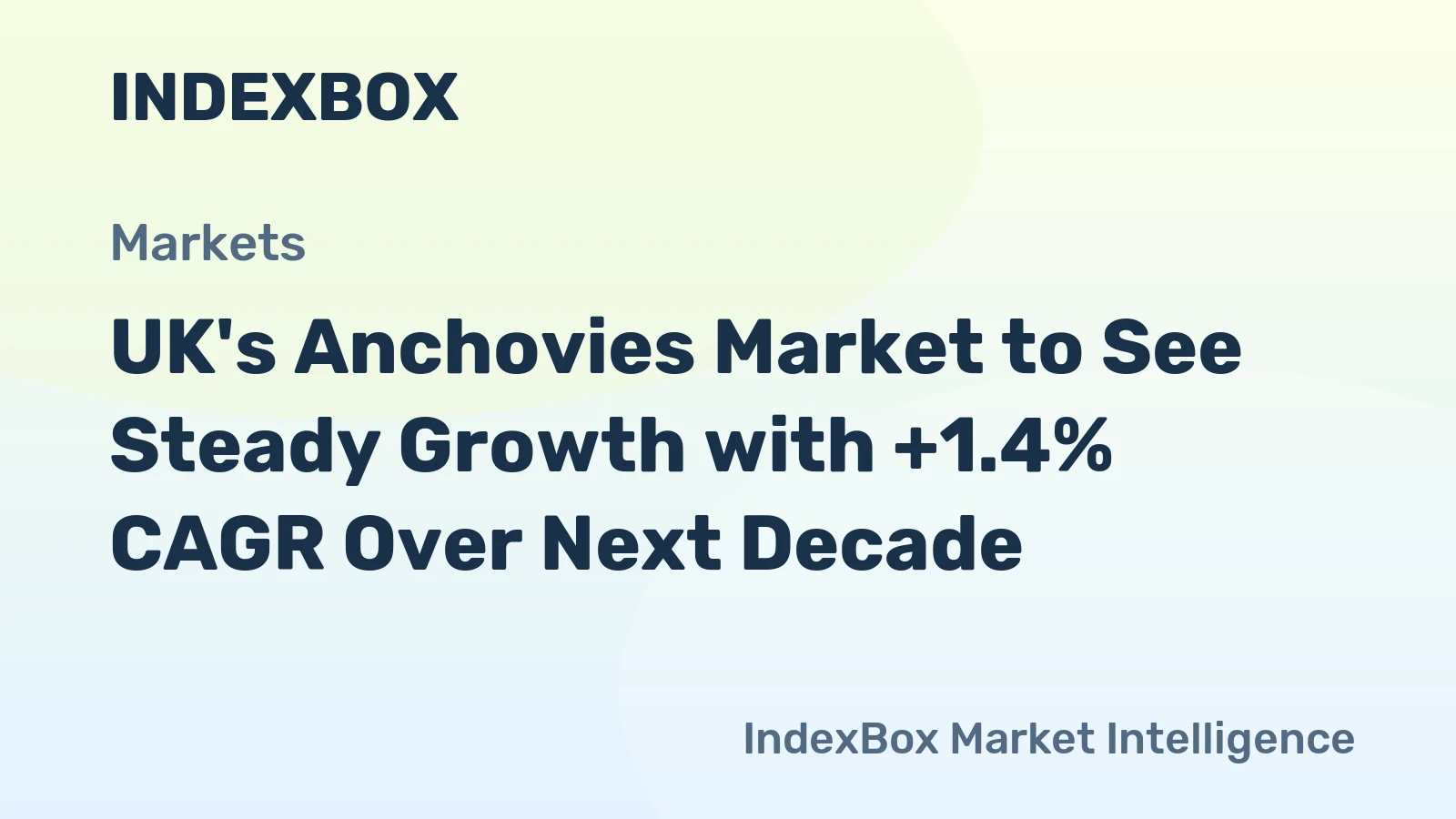 UK's Anchovies Market to See Steady Growth with +1.4% CAGR Over Next Decade
