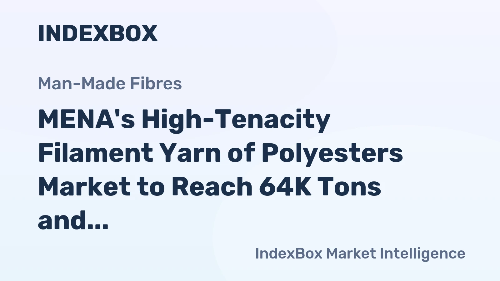 MENA's High-Tenacity Filament Yarn of Polyesters Market to Reach 64K Tons and $155M by 2035