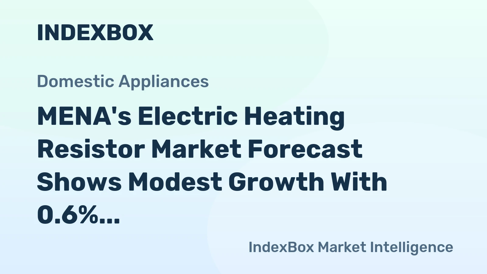 MENA's Electric Heating Resistor Market Forecast Shows Modest Growth With 0.6% CAGR to 2035
