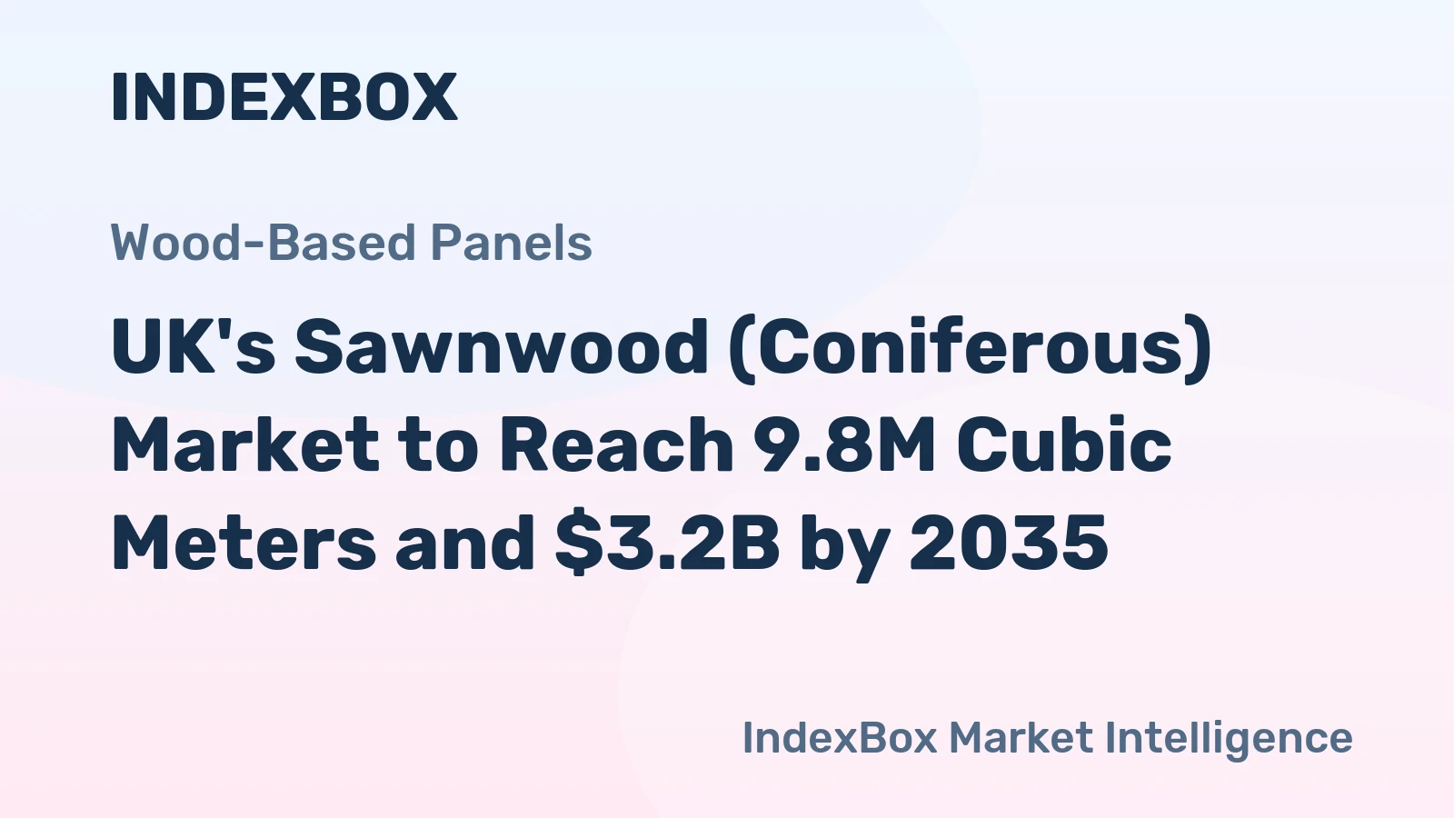 UK's Sawnwood (Coniferous) Market to Reach 9.8M Cubic Meters and $3.2B by 2035
