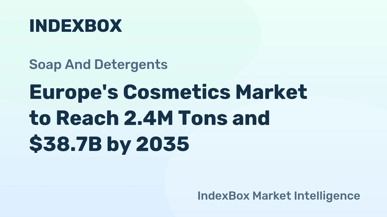 Europe's Cosmetics Market to Reach 2.4M Tons and $38.7B by 2035