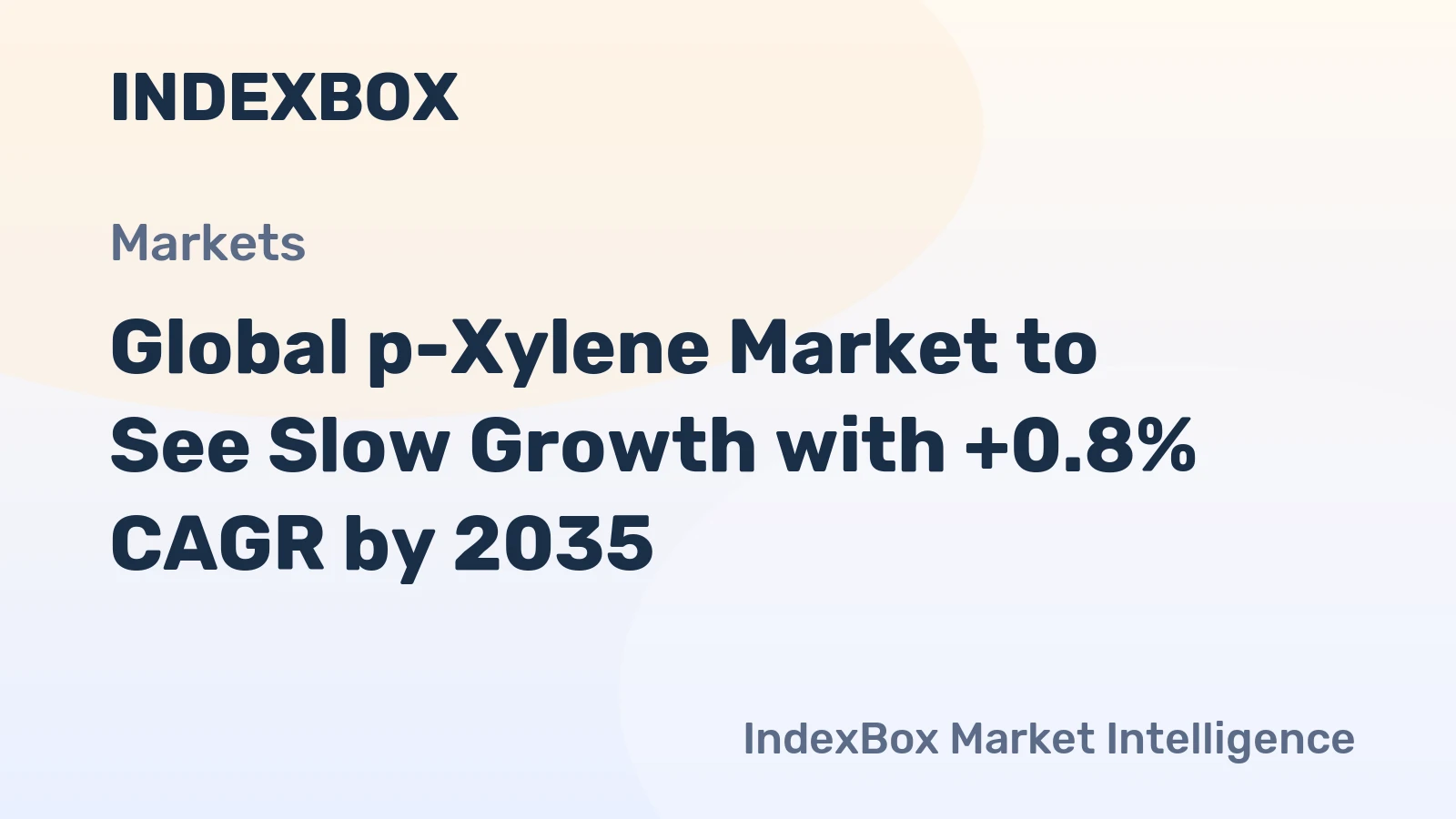 Global p-Xylene Market to See Slow Growth with +0.8% CAGR by 2035