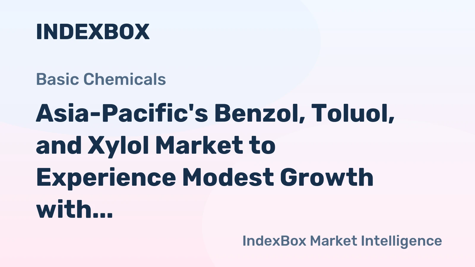 Asia-Pacific's Benzol, Toluol, and Xylol Market to Experience Modest Growth with +0.6% CAGR from 2024 to 2035