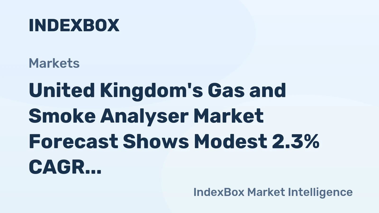 United Kingdom's Gas and Smoke Analyser Market Forecast Shows Modest 2.3% CAGR Growth Through 2035