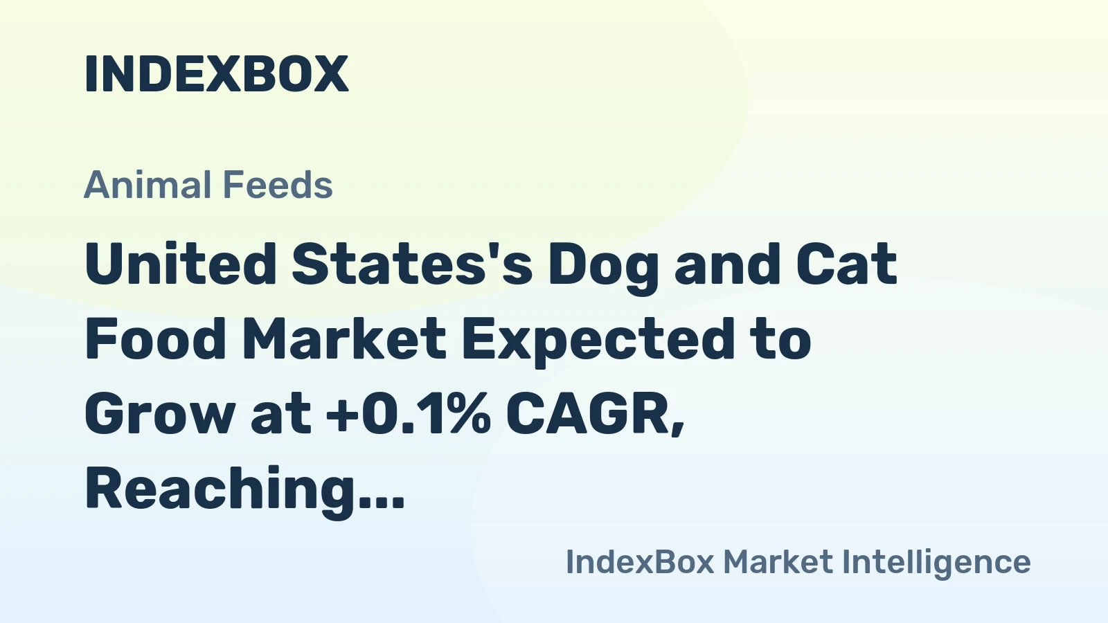 United States's Dog and Cat Food Market Expected to Grow at +0.1% CAGR, Reaching 10M Tons by 2035