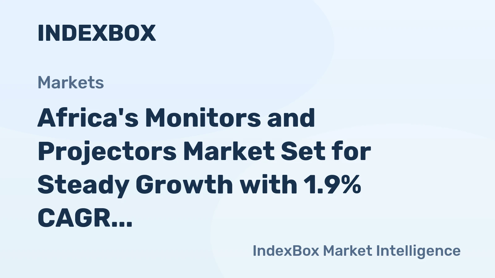 Africa's Monitors and Projectors Market Set for Steady Growth with 1.9% CAGR Through 2035
