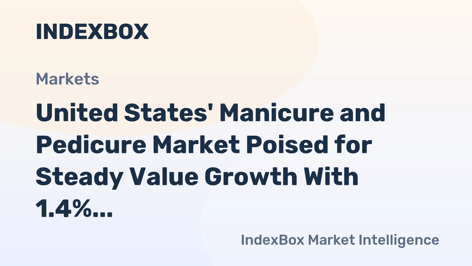 United States' Manicure and Pedicure Market Poised for Steady Value Growth With 1.4% CAGR Through 2035