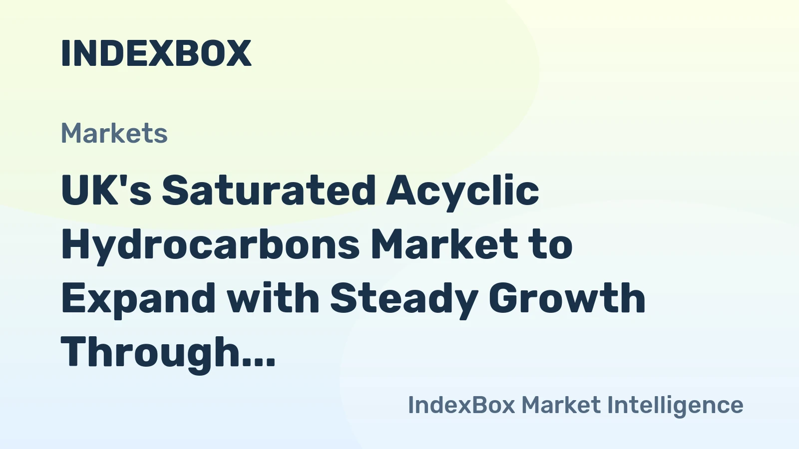 UK's Saturated Acyclic Hydrocarbons Market to Expand with Steady Growth Through 2035