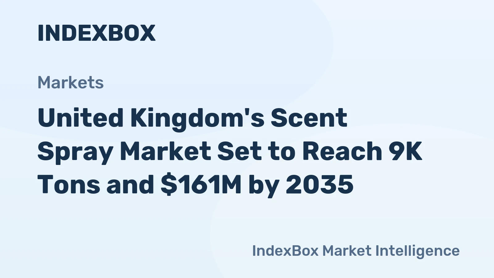United Kingdom's Scent Spray Market Set to Reach 9K Tons and $161M by 2035