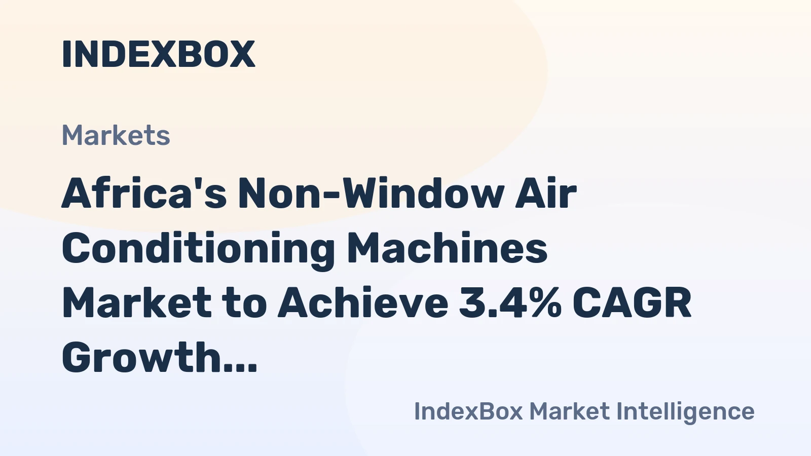 Africa's Non-Window Air Conditioning Machines Market to Achieve 3.4% CAGR Growth by 2035