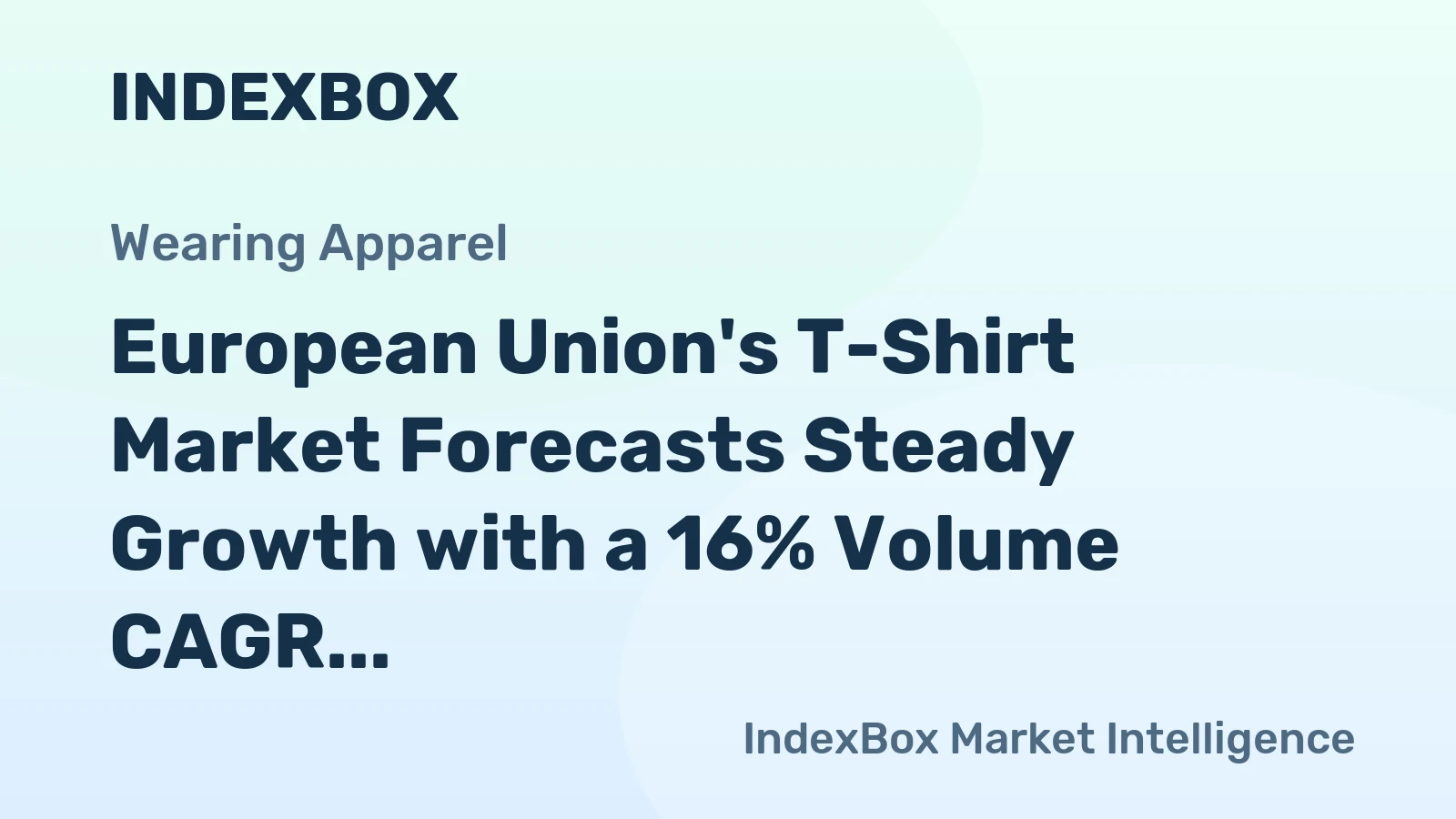 European Union's T-Shirt Market Forecasts Steady Growth with a 16% Volume CAGR Through 2035