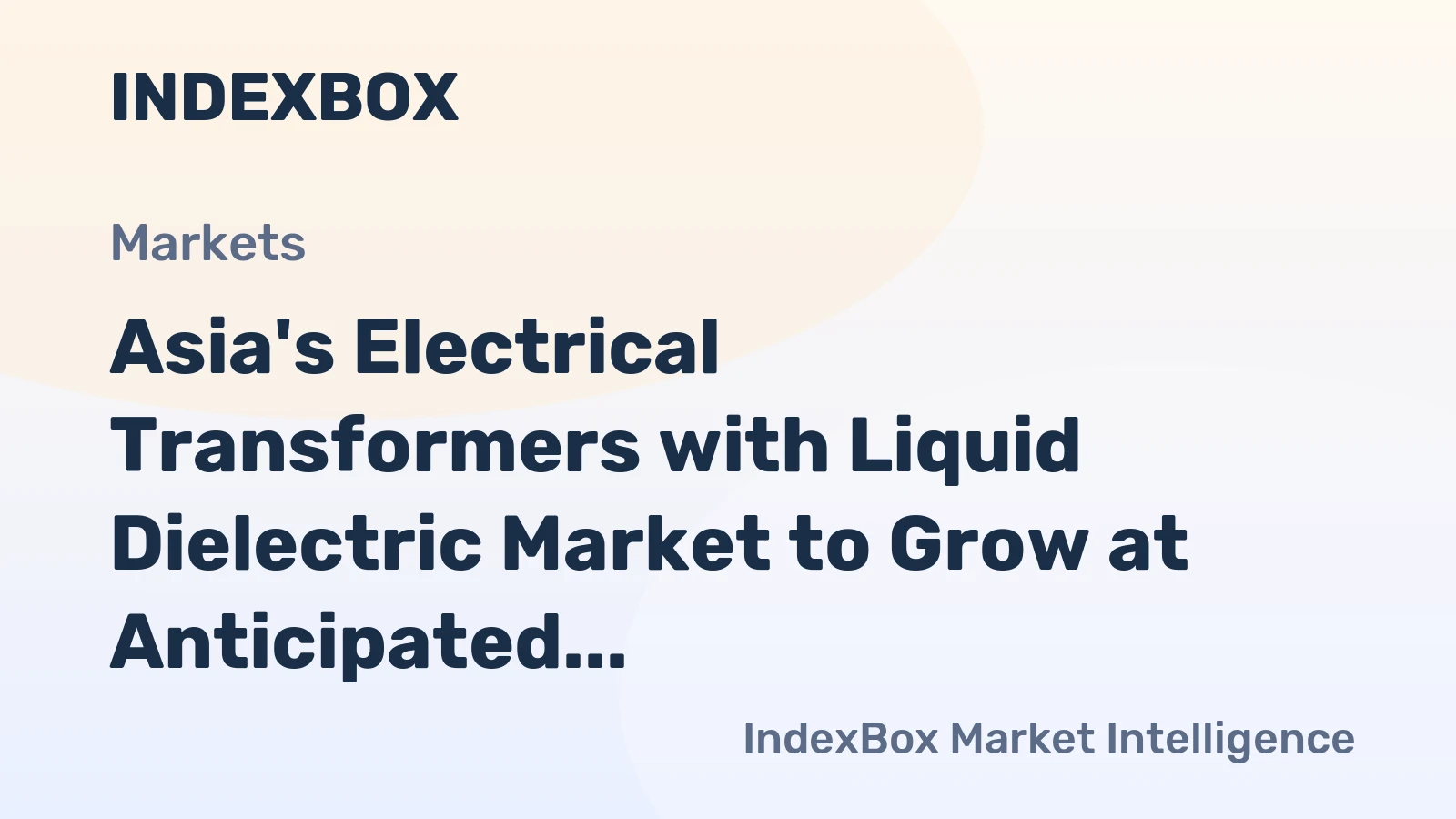 Asia's Electrical Transformers with Liquid Dielectric Market to Grow at Anticipated CAGR of +0.7% from 2024 to 2035