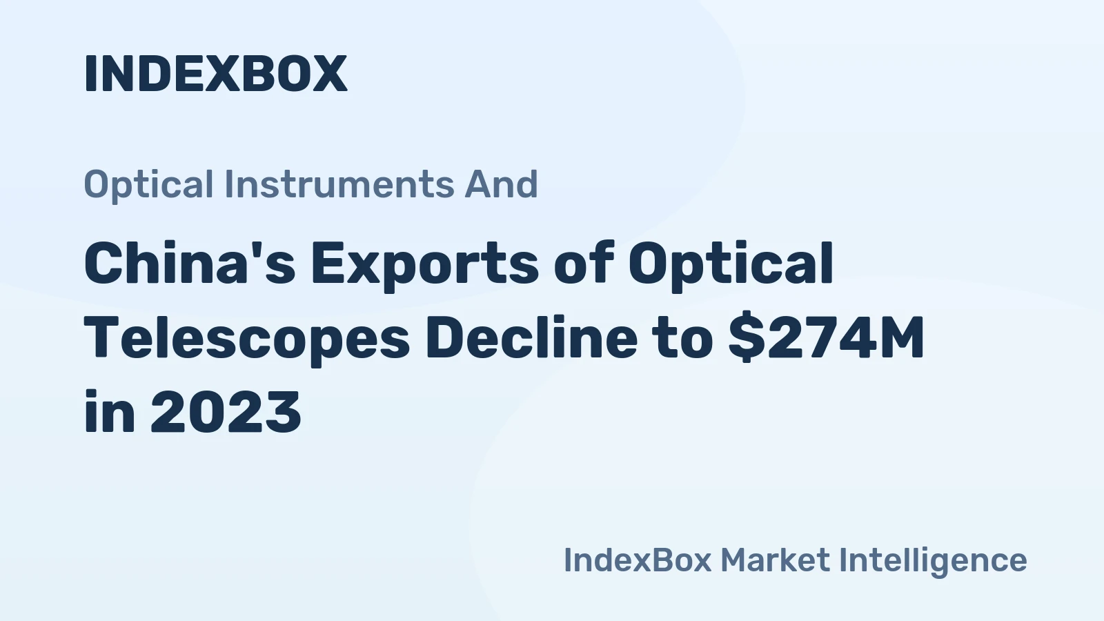 China's Exports of Optical Telescopes Decline to $274M in 2023