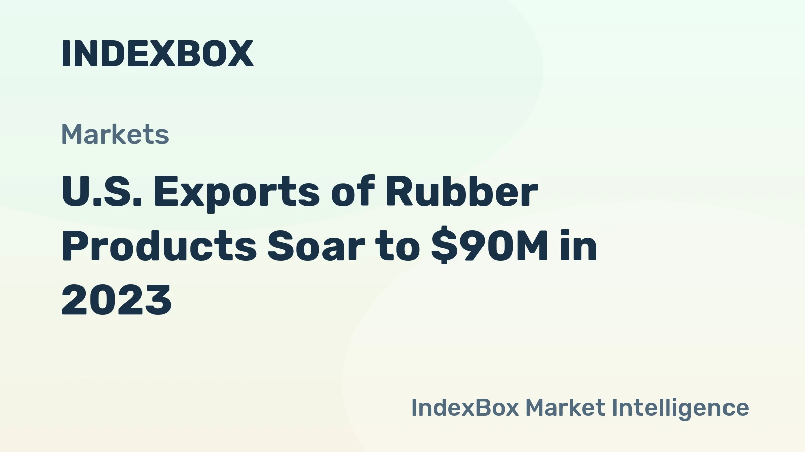 U.S. Exports of Rubber Products Soar to $90M in 2023