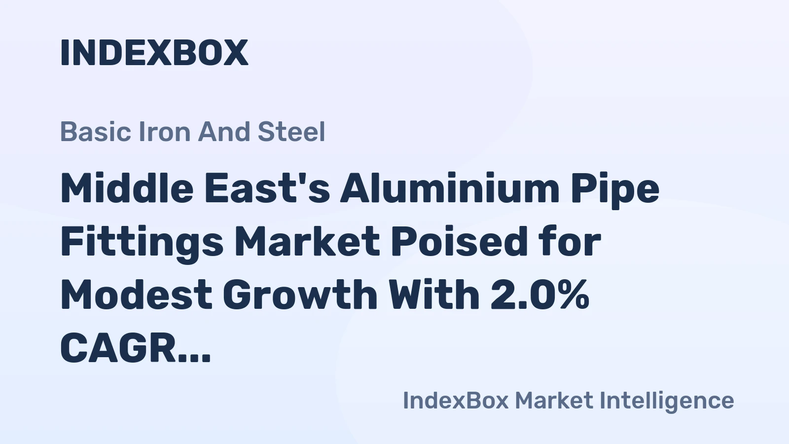 Middle East's Aluminium Pipe Fittings Market Poised for Modest Growth With 2.0% CAGR Through 2035