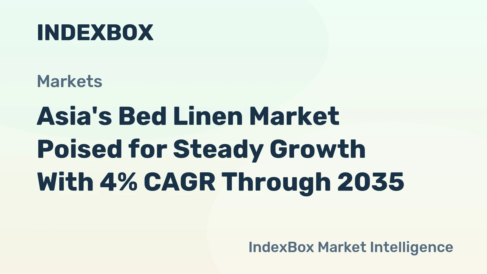 Asia's Bed Linen Market Poised for Steady Growth With 4% CAGR Through 2035