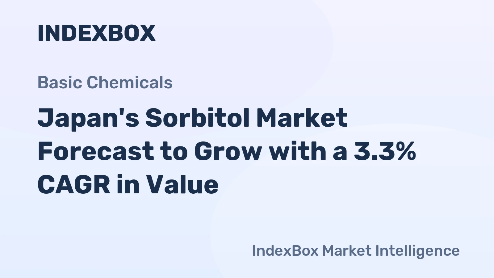 Japan's Sorbitol Market Forecast to Grow with a 3.3% CAGR in Value