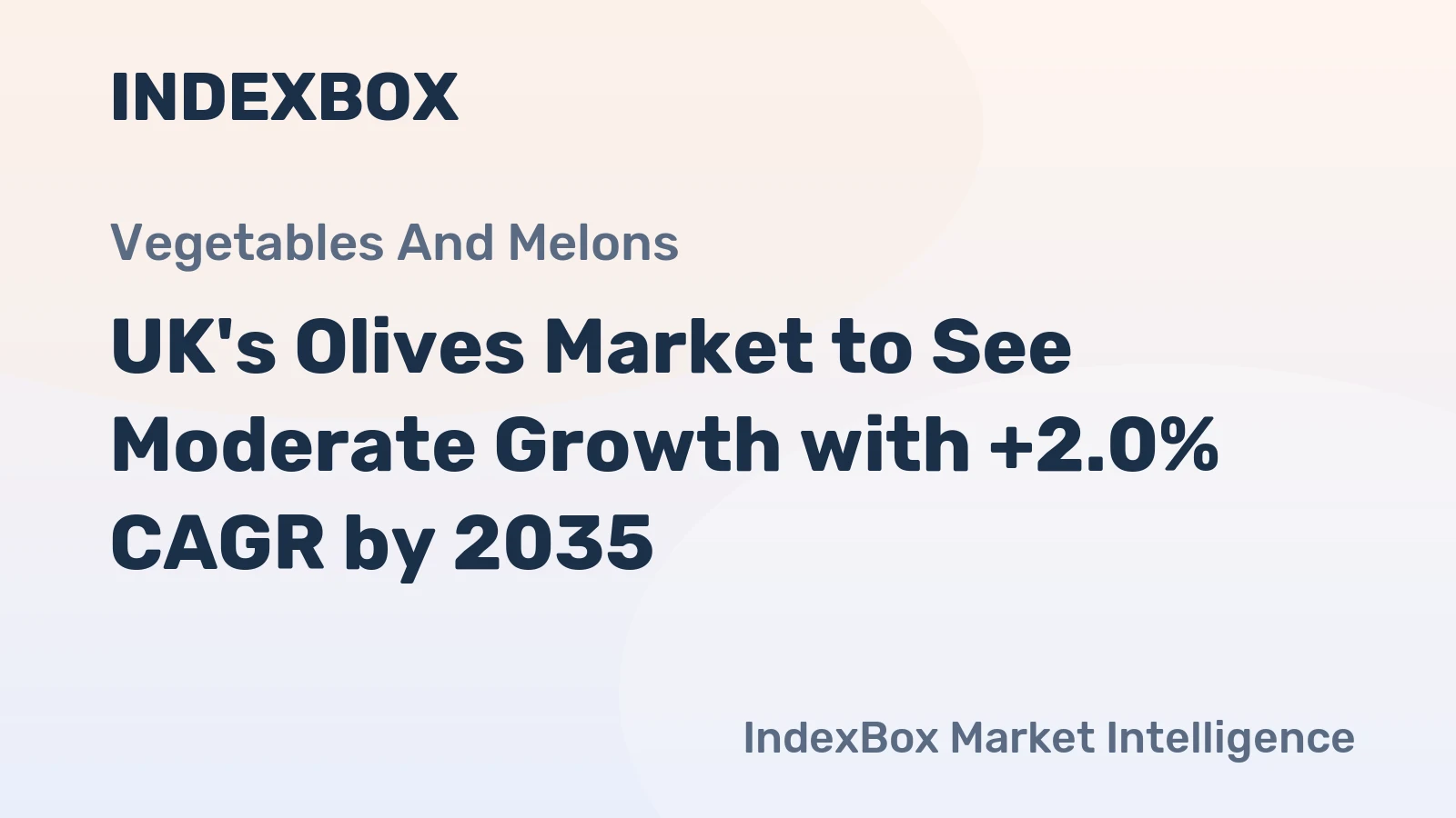 UK's Olives Market to See Moderate Growth with +2.0% CAGR by 2035